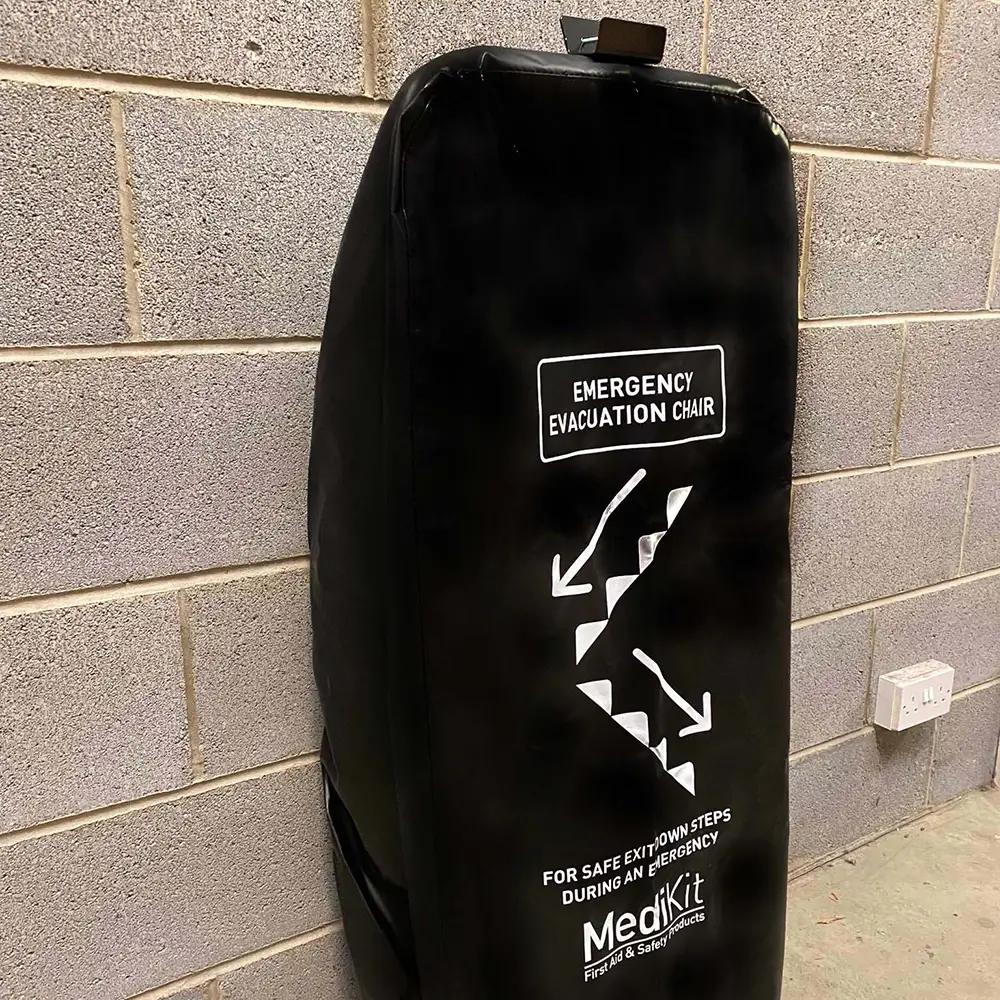 Evacuation Stair Chair c/w Dust Cover & Wall Hanging Bracket | MediKit