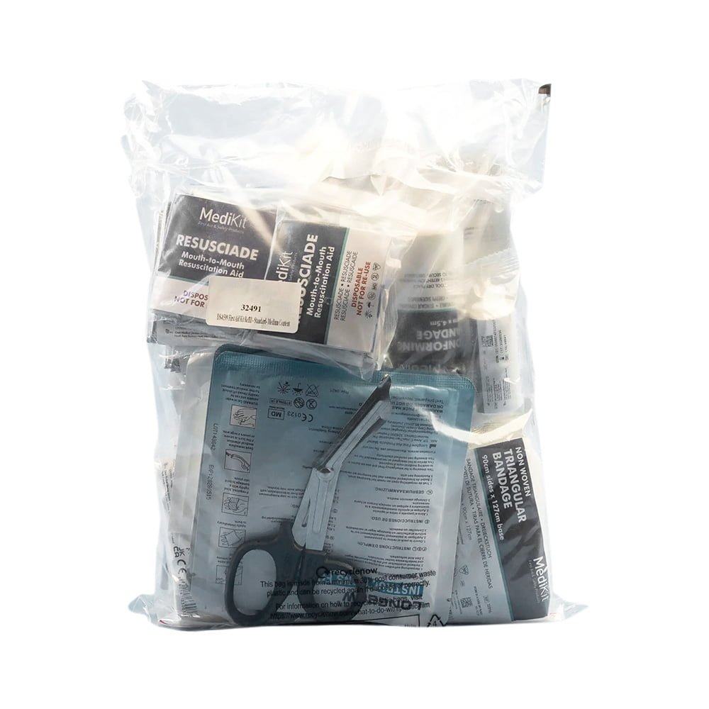 BS-8599 First Aid Kit Refill - Standard - Medium Content - MediKit